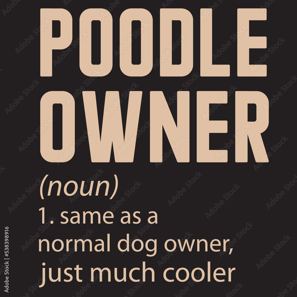definition of poodle, meaning of poodle dog vector, poodle owner, cute ...
