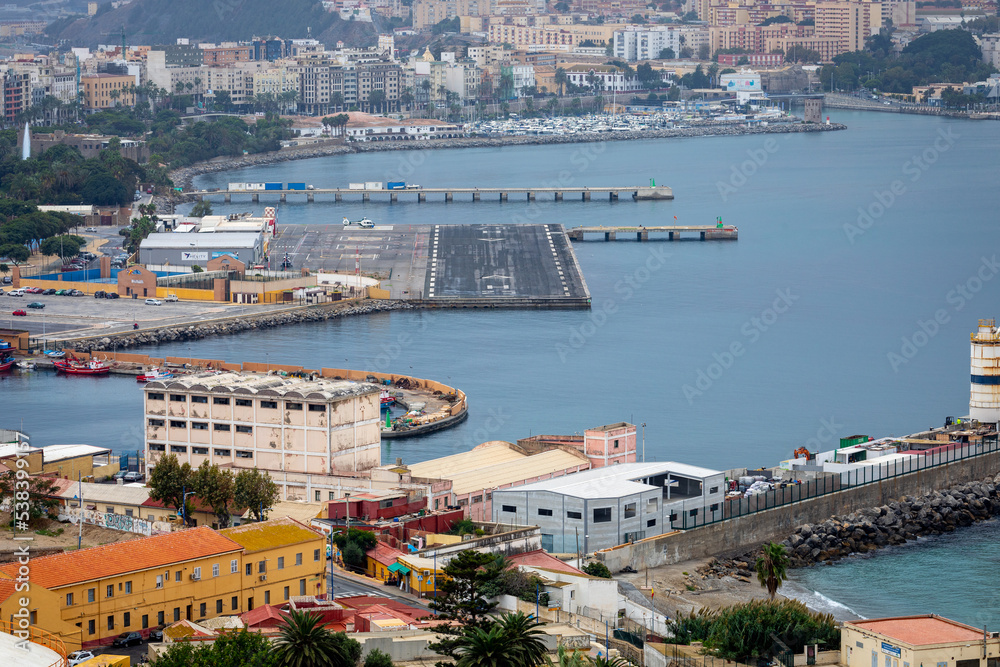Ceuta Traditional Architecture in a Spanish Enclave in Africa. Ceuta ...