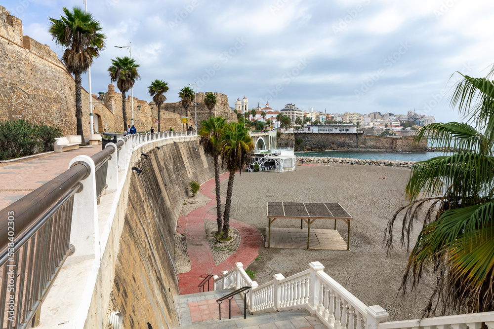 Ceuta Traditional Architecture in a Spanish Enclave in Africa. Ceuta ...
