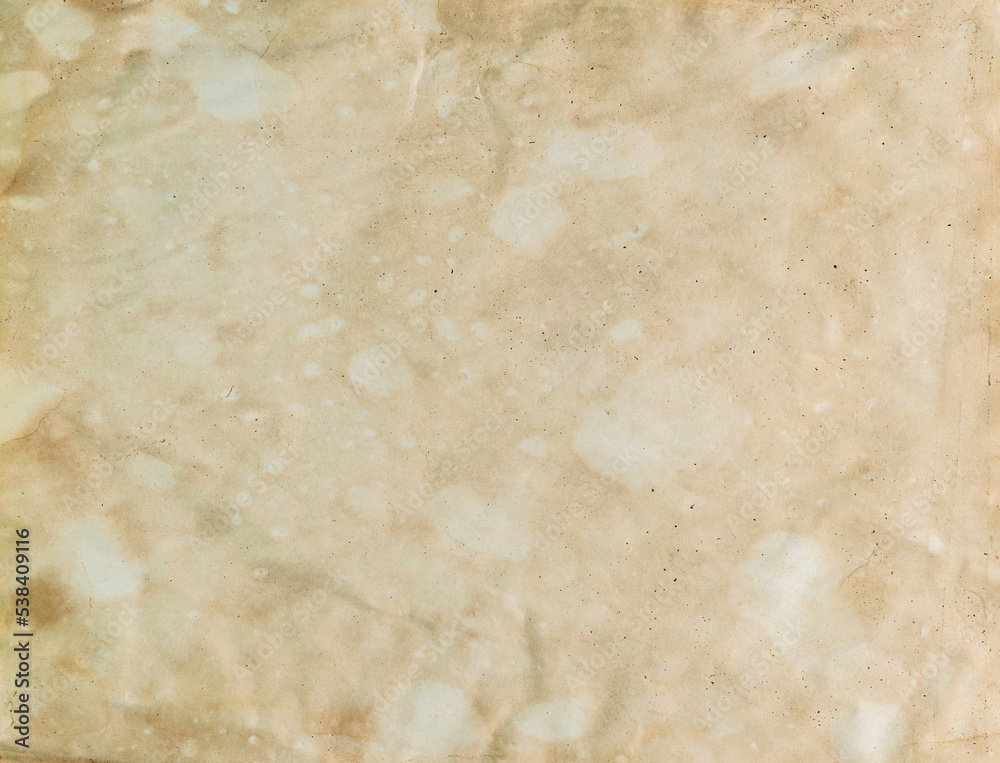 Old parchment paper with copy space background. Grimoire weathered page ...