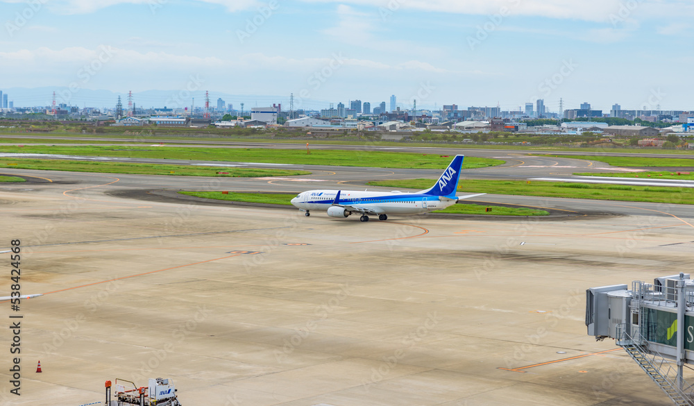 OSAKA, JAPAN - AUG 28, 2022: Osaka International Airport (IATA: ITM ...