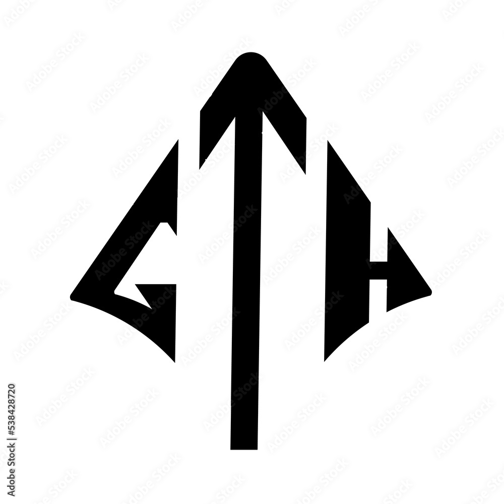 GTH logo. GTH letter. GTH letter logo design. GTH modern and creative ...