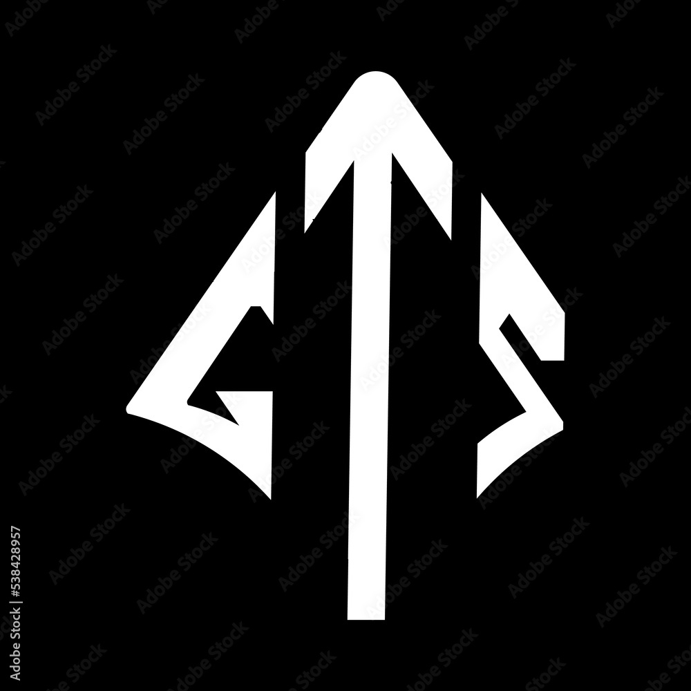 GTS logo. GTS letter. GTS letter logo design. GTS modern and creative ...