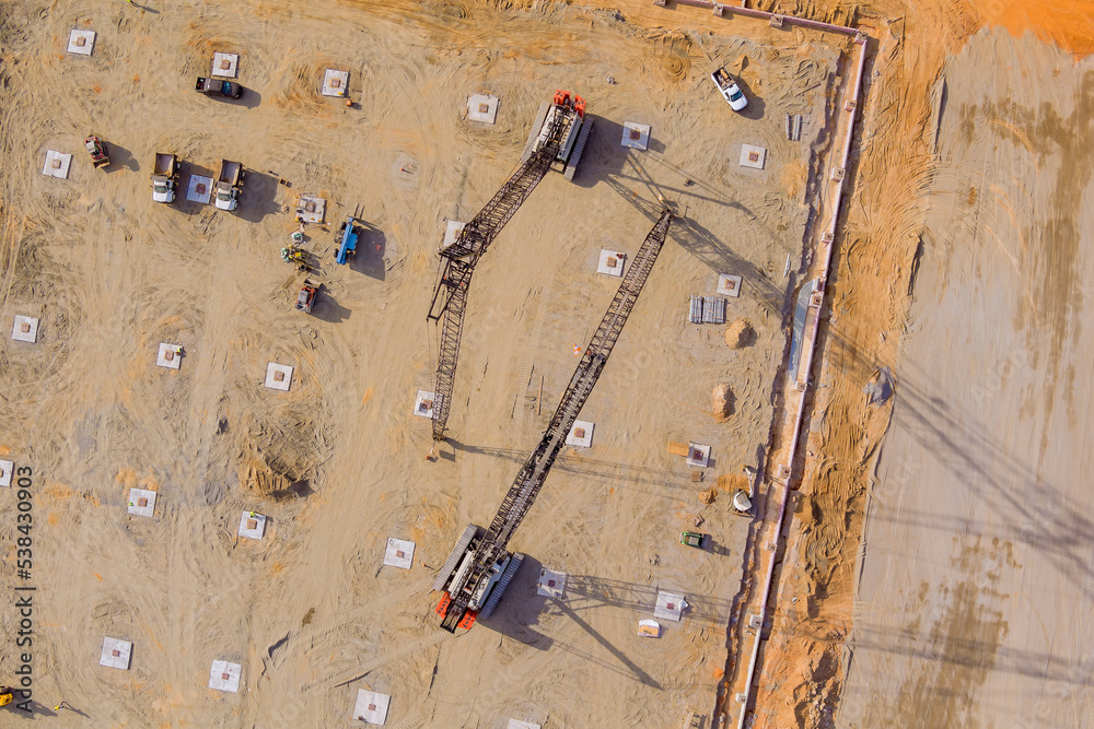 Truck mounted pump would be mounted construction site drilling soil ...