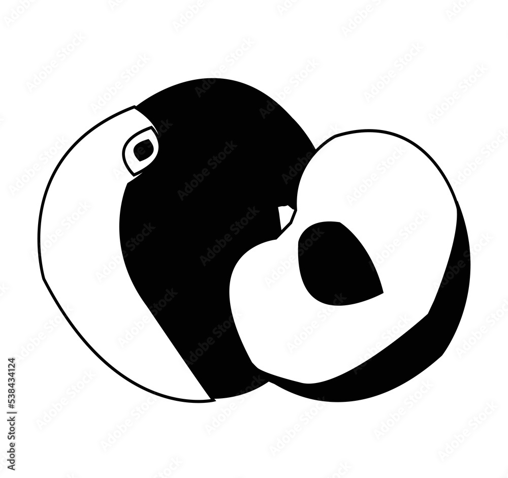 Black and white peach vector design.Best graphic resources illustration ...