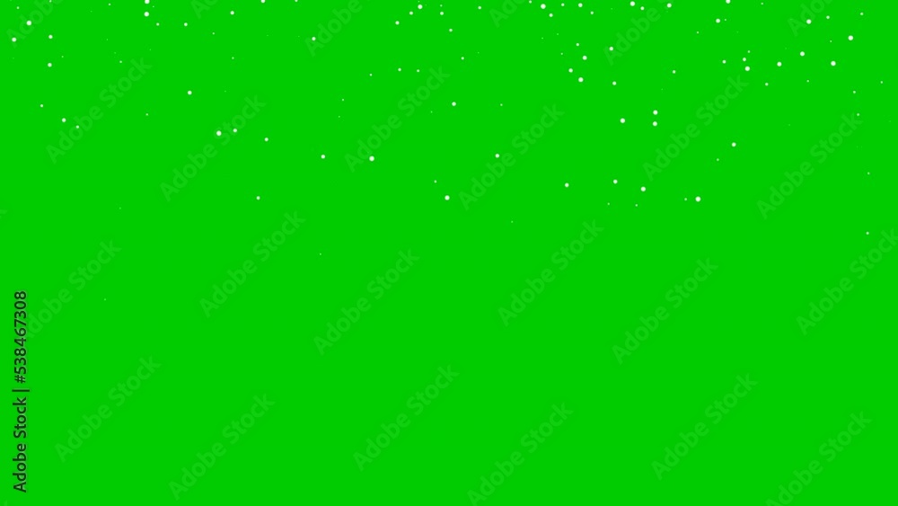 Snowfall start falling animation. Fall of snow slowly soaring down ...