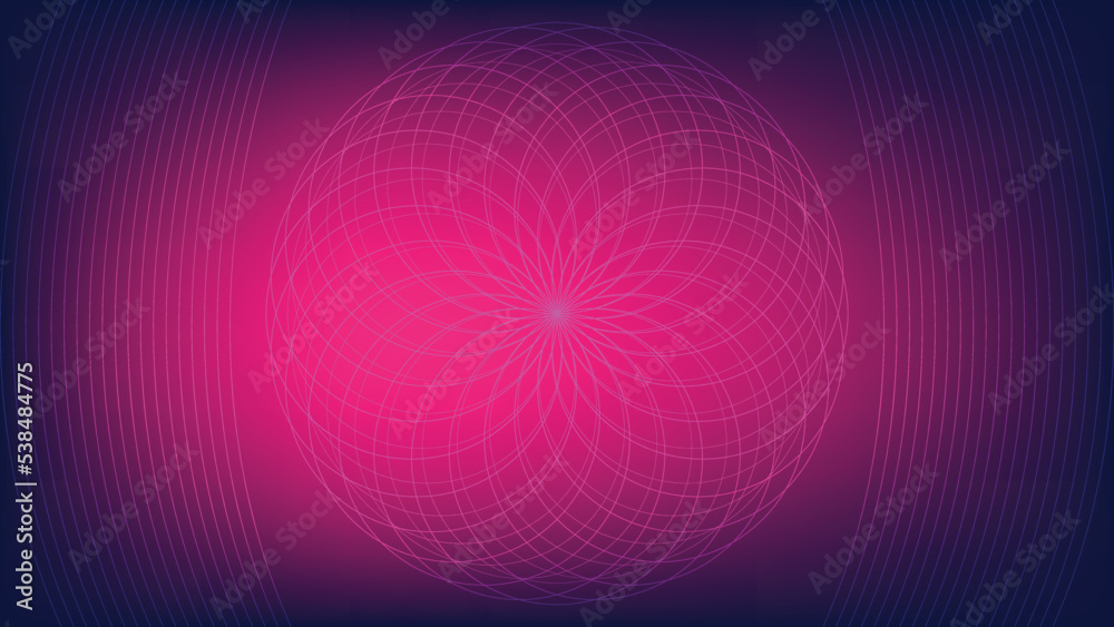 Line Art Background Template Design Stock Vector | Adobe Stock