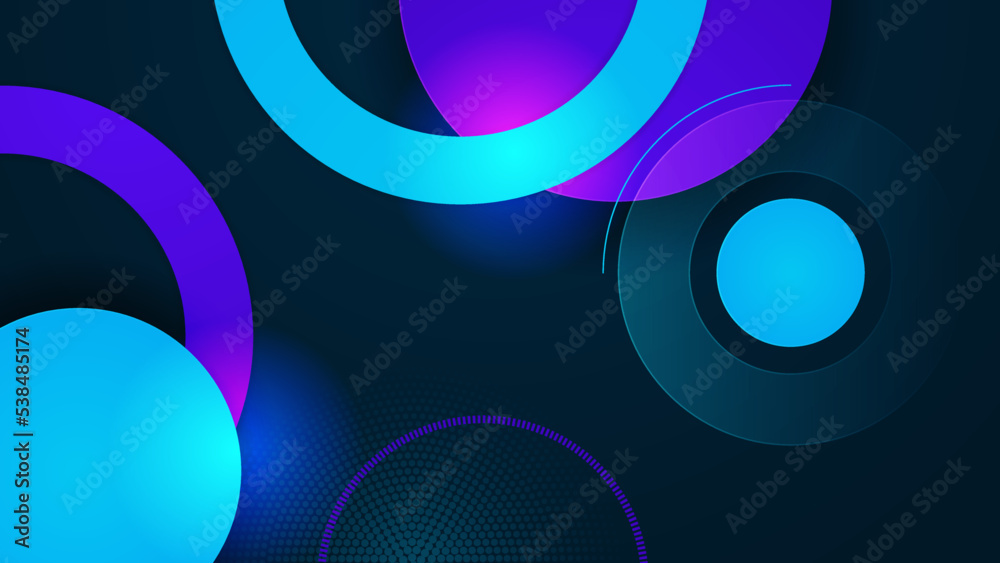 Blue pink and purple tech background with geometric structure. Clean ...