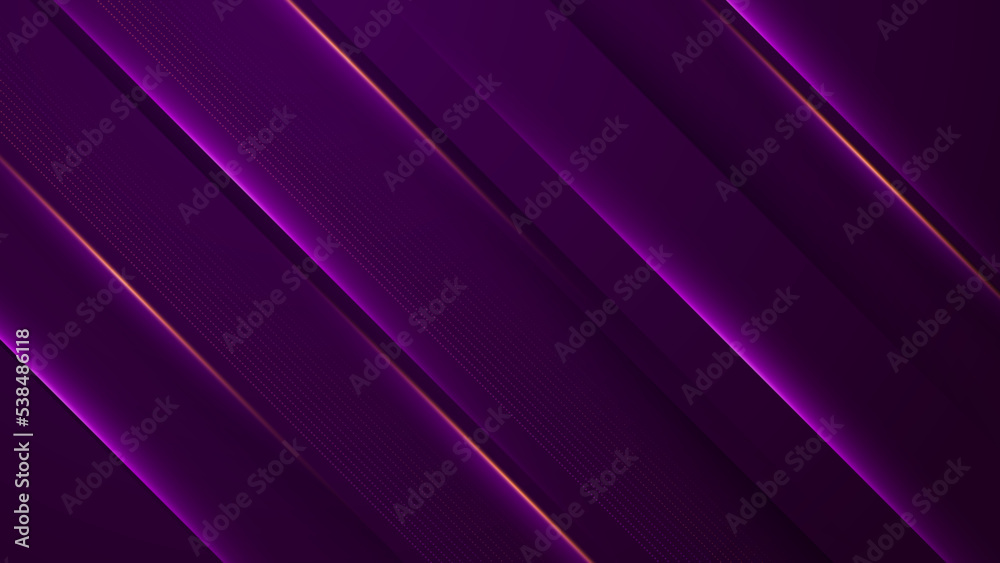 Abstract colorful lines on red purple background. Abstract futuristic ...