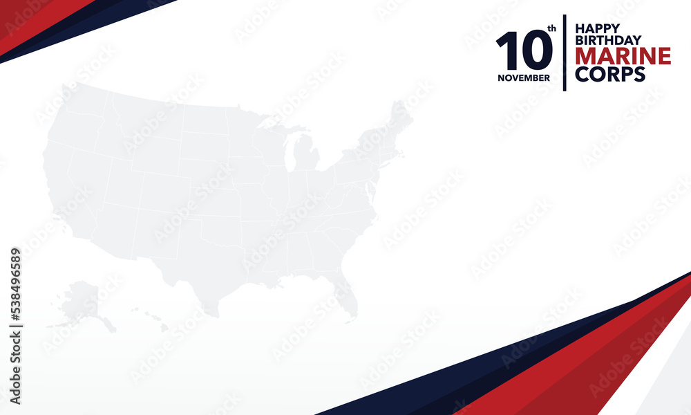 Background design for a Marine Corps birthday , banner, company ...