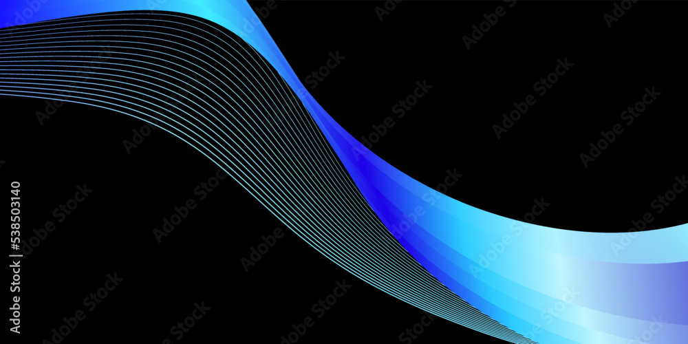 Abstract black and blue background Stock Vector | Adobe Stock
