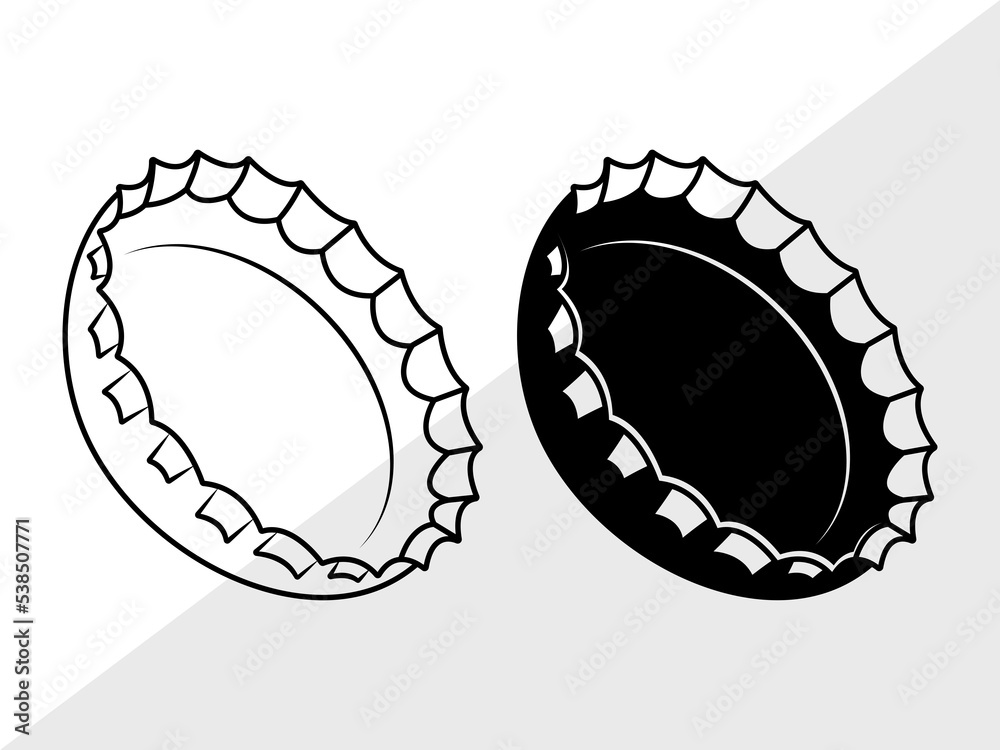 Crown Caps SVG, Bottle Cap Svg, Soda Cap Svg, Crown Caps Svg, Soda ...