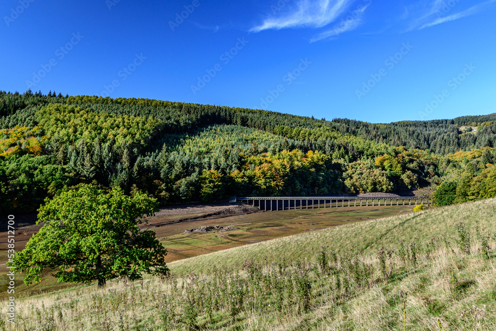 Ladybower Reservoir Drowned Village of Derwent Stock Photo | Adobe Stock