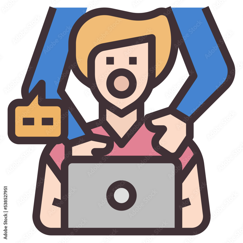 sexual harassment icon Stock Vector | Adobe Stock