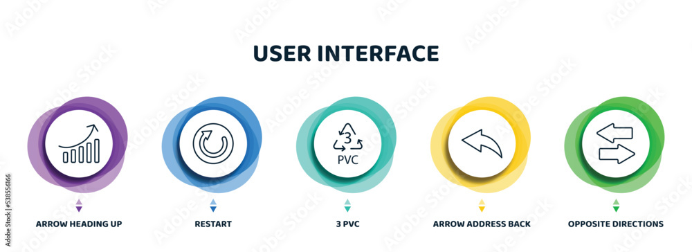 editable thin line icons with infographic template. infographic for ...
