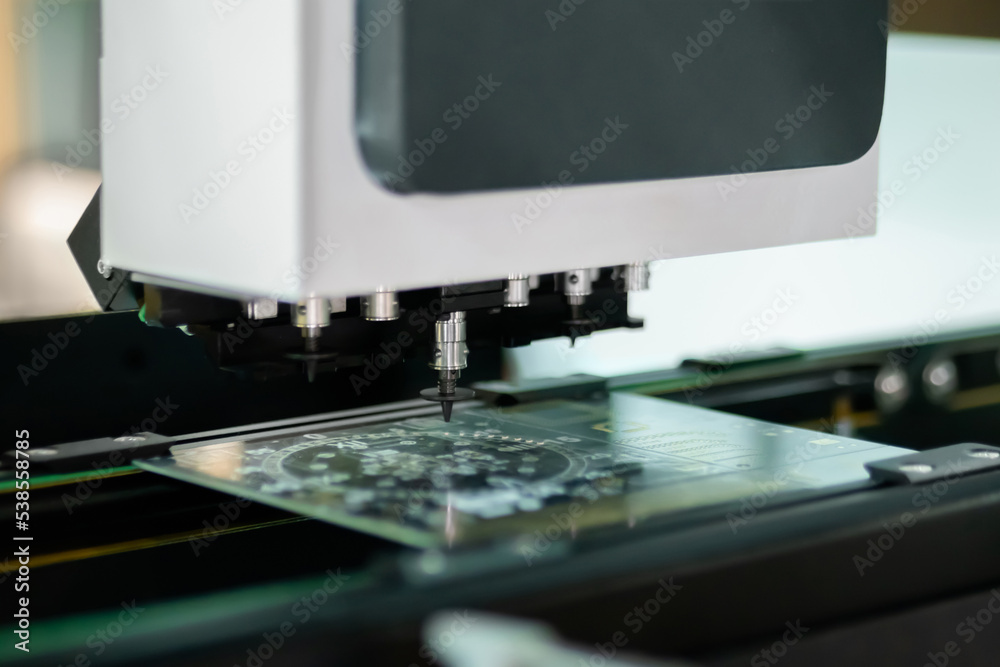 Assembly of computer circuit board - automatic SMD pick and place ...