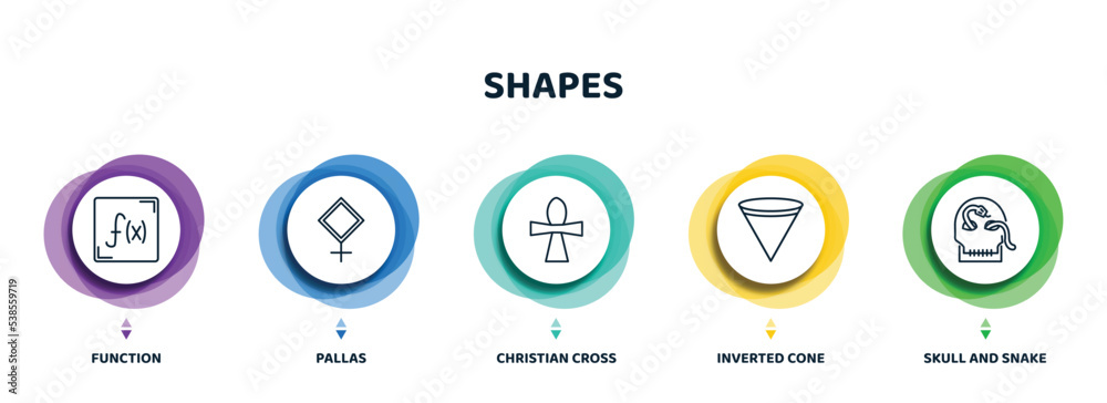 editable thin line icons with infographic template. infographic for ...