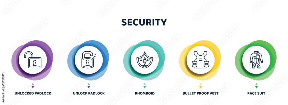 editable thin line icons with infographic template. infographic for ...