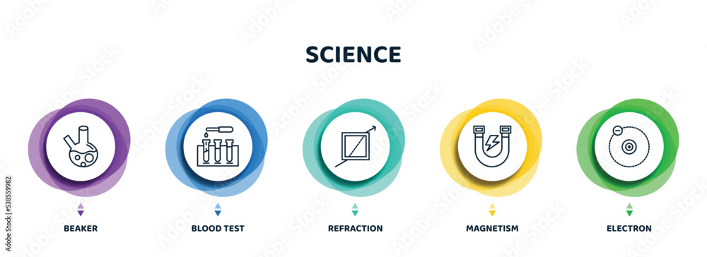 editable thin line icons with infographic template. infographic for ...