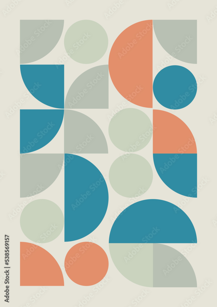 Retro Abstract Shapes and Posters. Easy to make great branding design ...