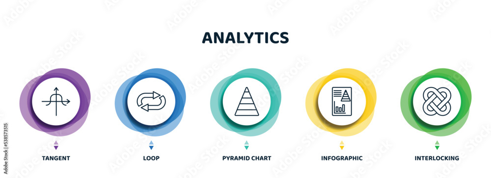 editable thin line icons with infographic template. infographic for ...