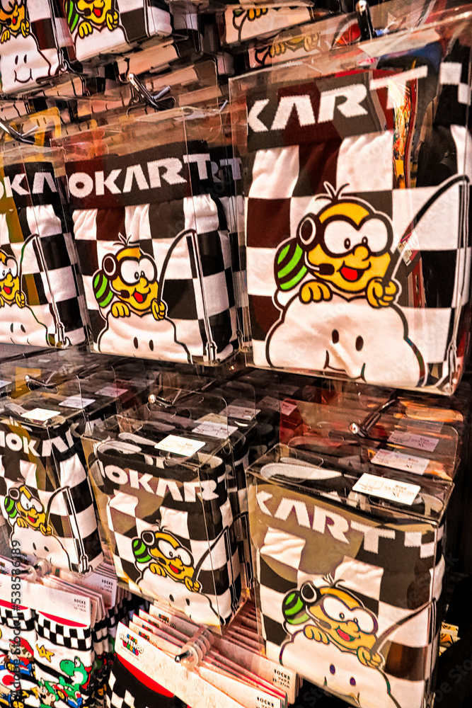 Osaka, Japan-November 5, 2021: Super Mario Bros. goods store in ...
