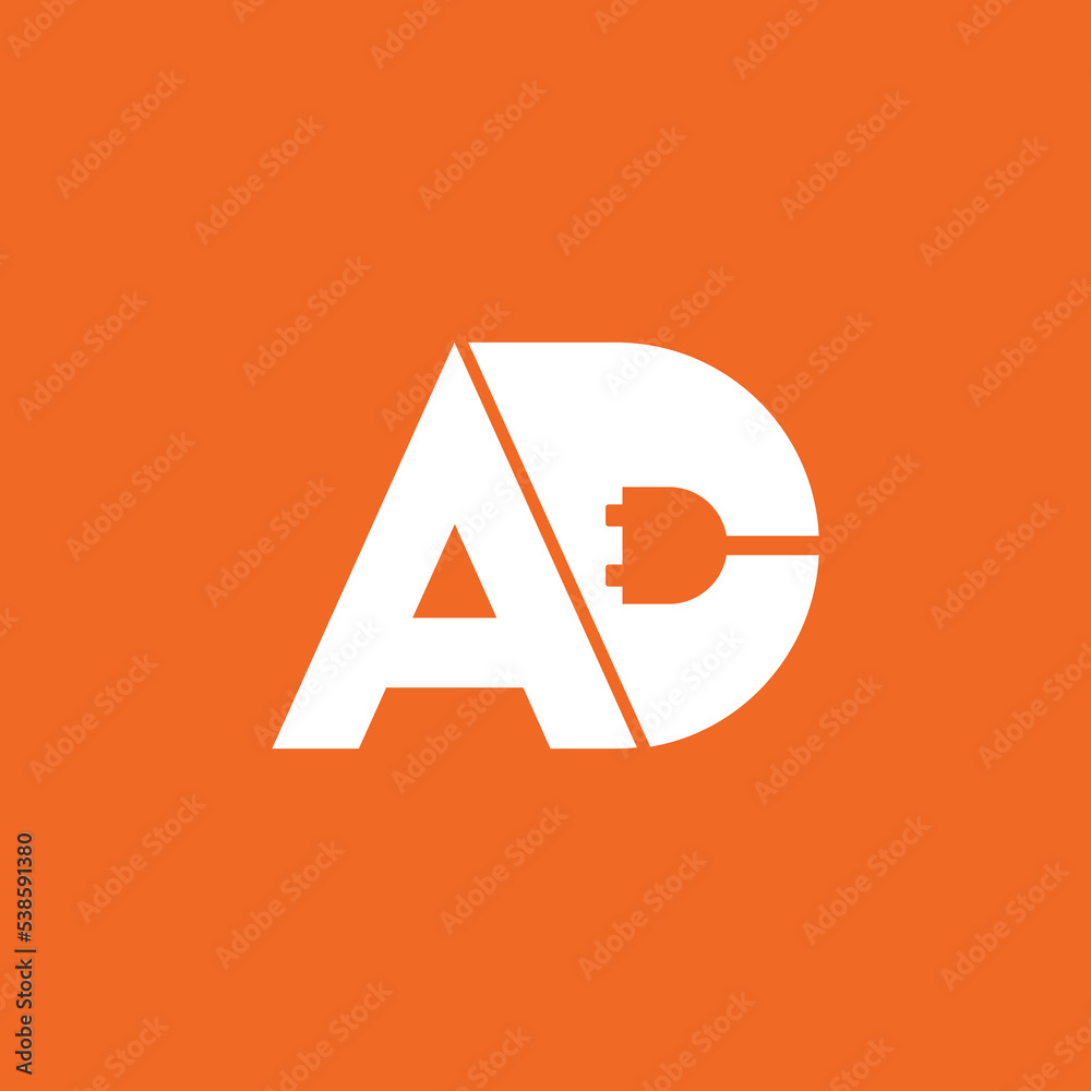 AD ENGINEERING icon can be used for creating logos for Electrical ...