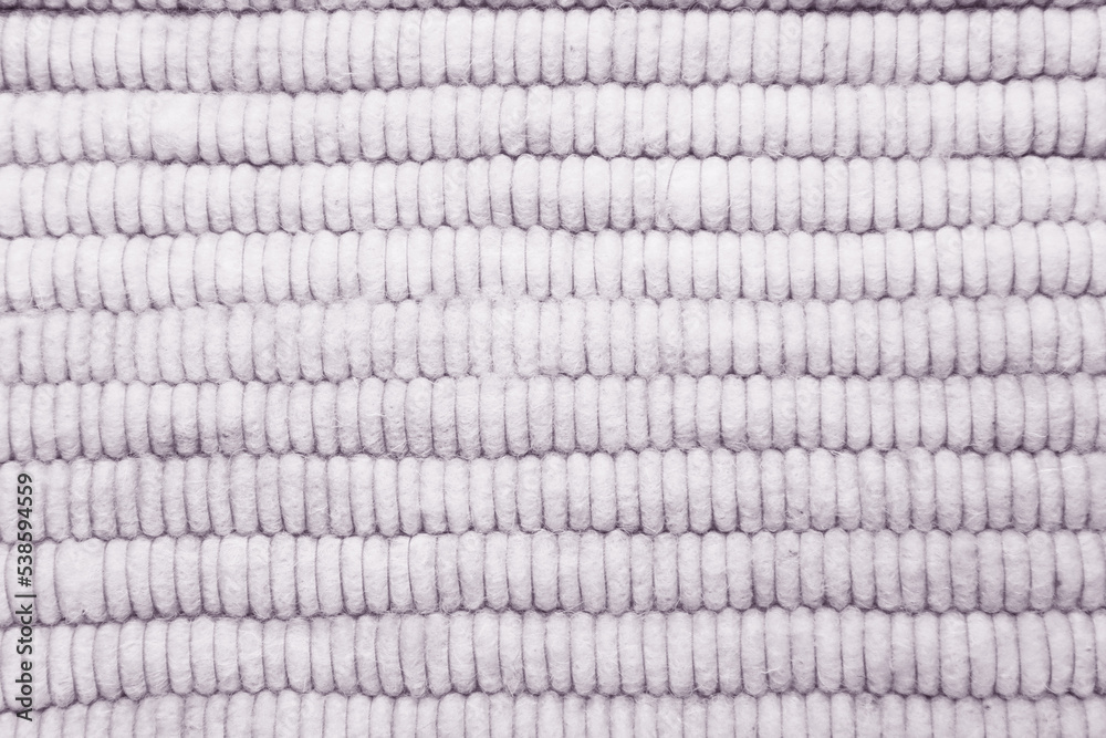 Snow white wool yarn cloth background. Surface of fabric texture in ...