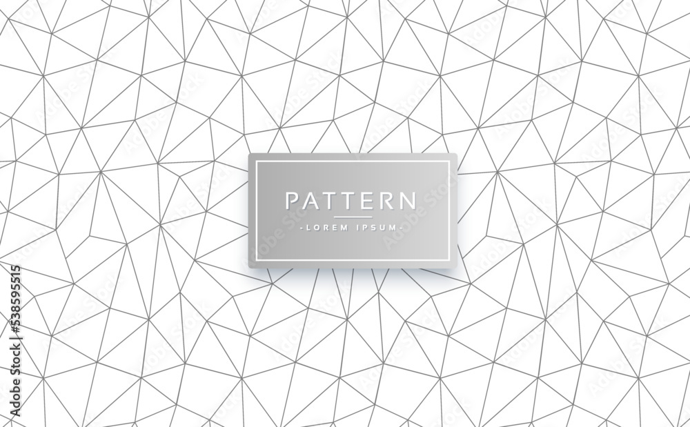 Abstract triangle line pattern background Stock Vector | Adobe Stock