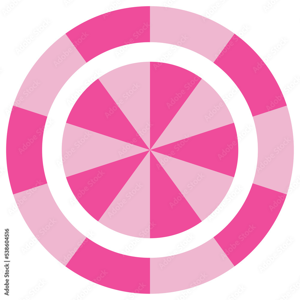 pie chart pink circle diagram. Stock Illustration | Adobe Stock