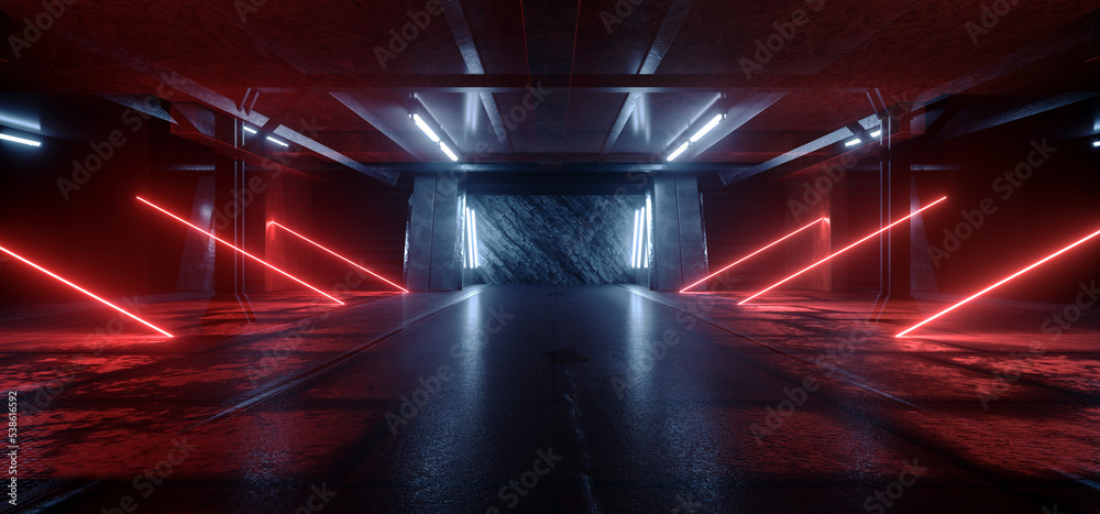 Underground Neon Orange Blue Cyber Sci Fi Futuristic Rock Wall Cement ... Underground Neon Orange Blue Cyber Sci Fi Futuristic Rock Wall Cement ...