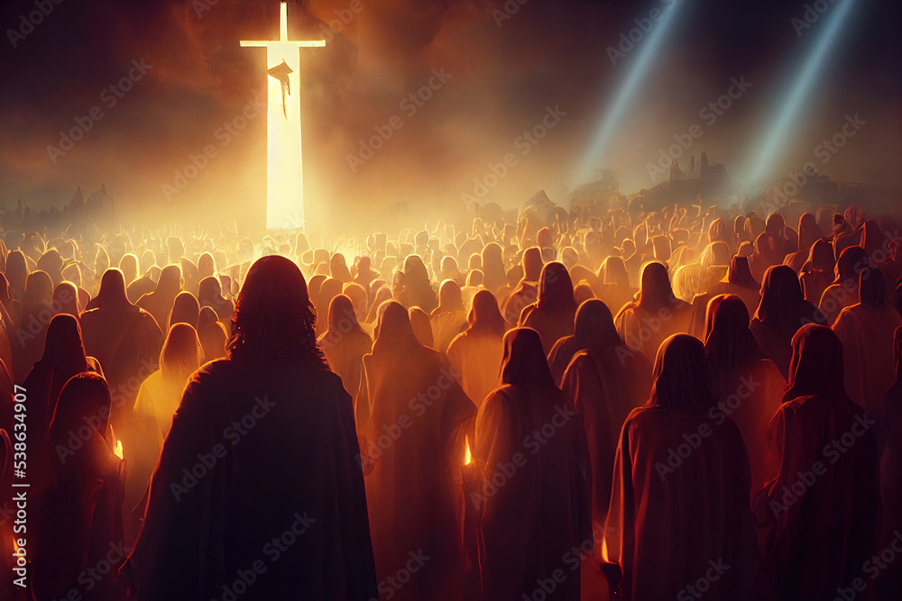 Revelation Of Jesus Christ Stock Illustration Adobe Stock