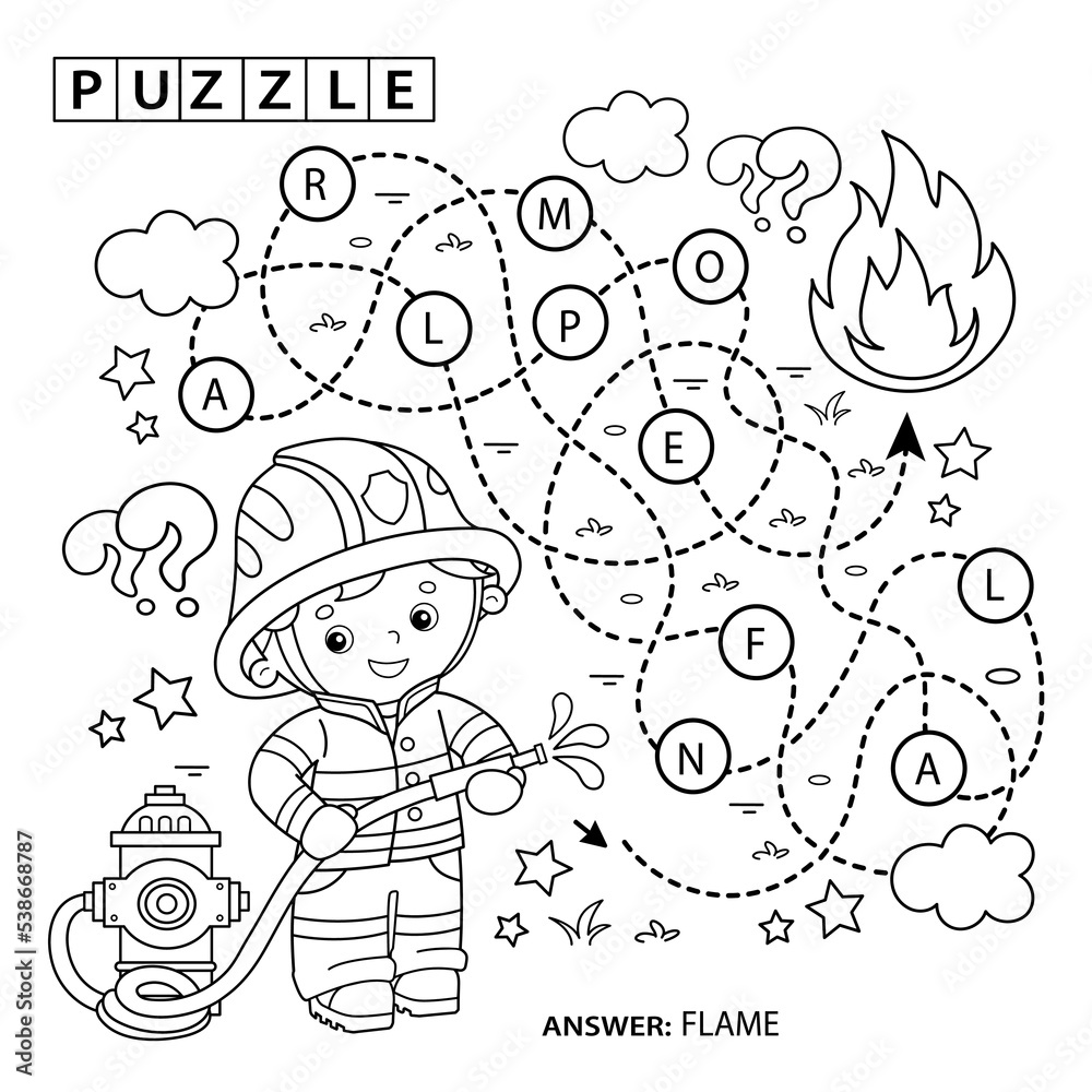 Maze or Labyrinth Game. Puzzle. Tangled road. Coloring Page Outline Of ...