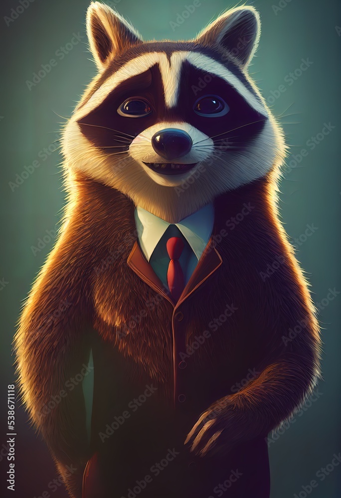 Anthropomorphic Raccoon