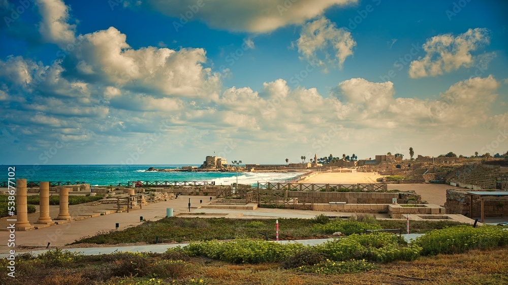 Caesarea is a magnificent site, a national park where amazing ancient ...