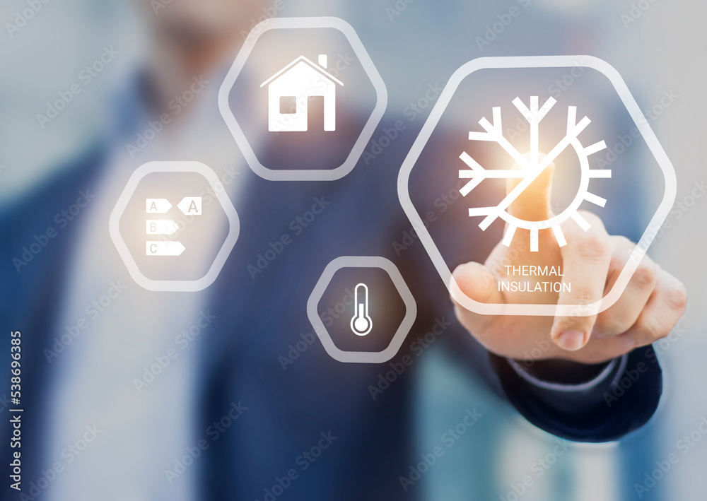 Thermal insulation for home renovation or construction to improve ...