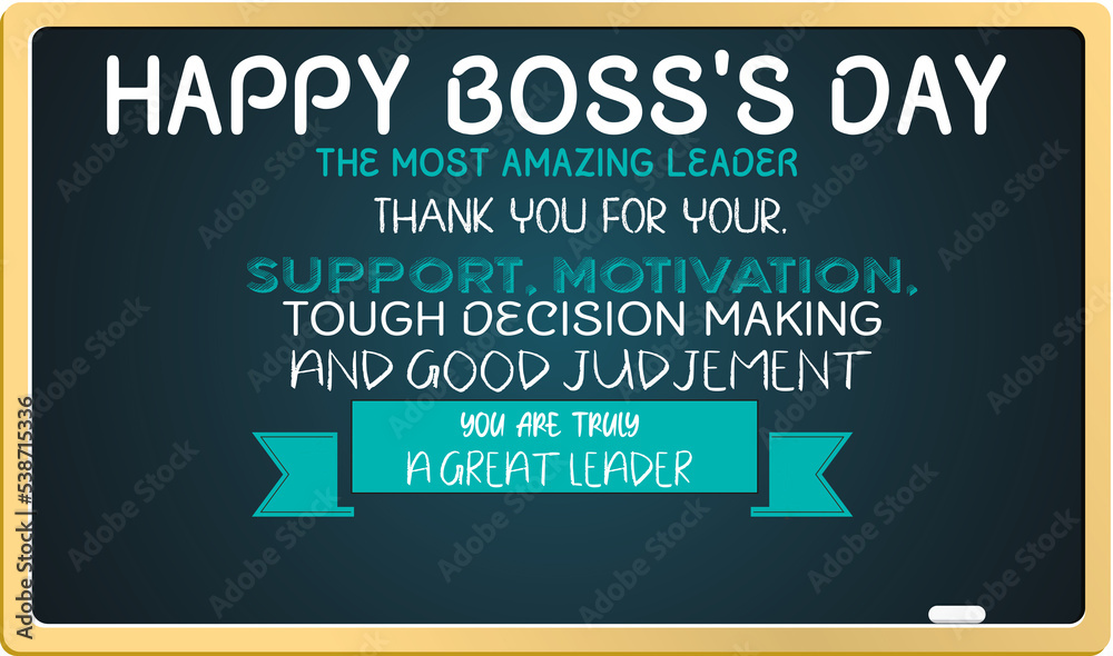 Happy boss day to multitasking woman greetings cards digital background ...