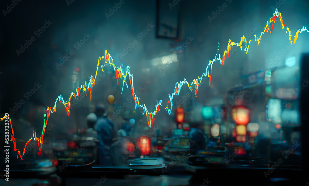 Stock Market Candlestick Financial Analysis Abstract. AI created a ...