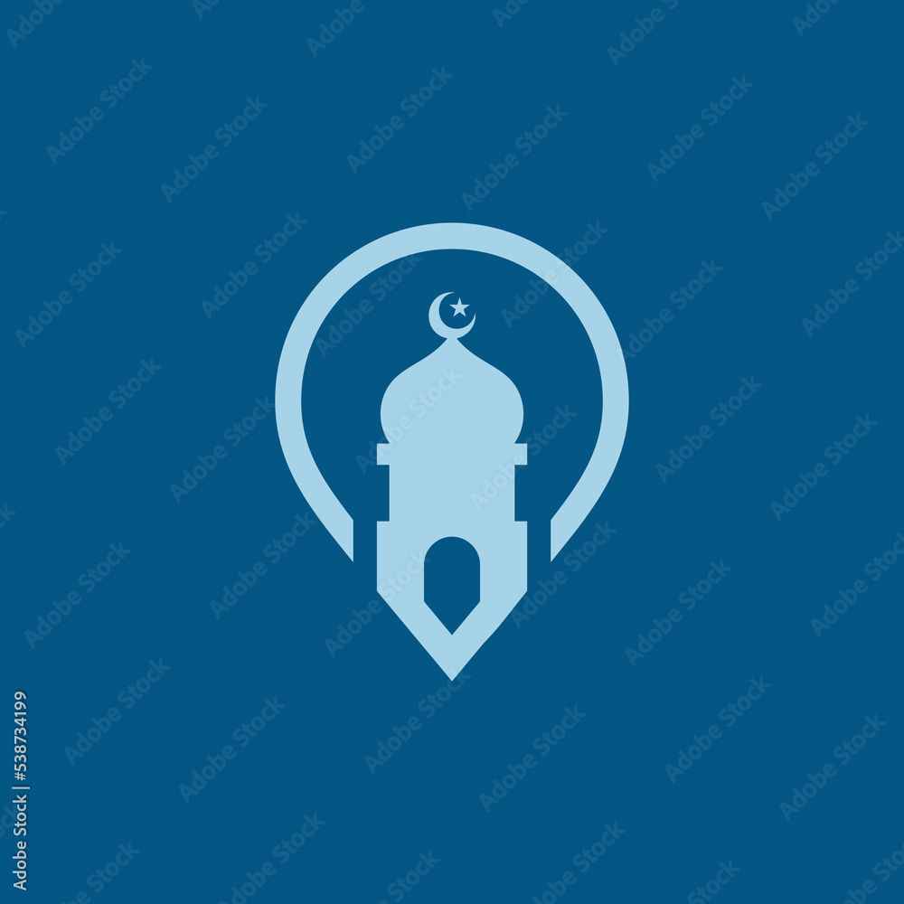 Modern Muslim Reminder logo designs concept vector, Islamic Mosque logo ...