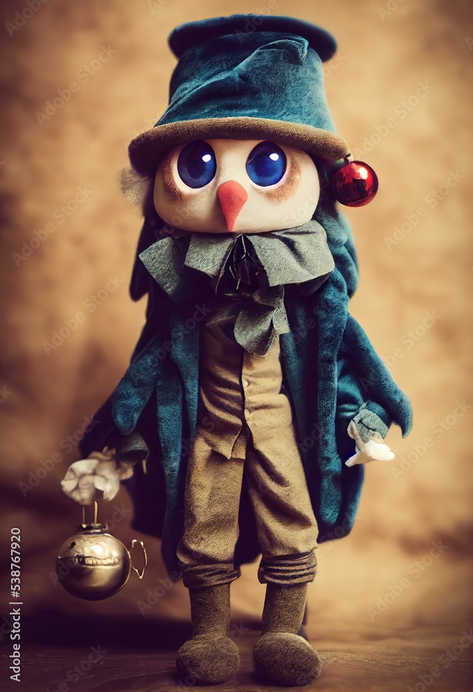 3D Rendered computer-generated holiday Ebeneezer Scrooge for the 2022 ...