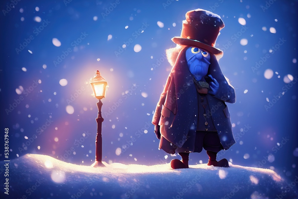 3d Rendered Computer Generated Holiday Ebeneezer Scrooge For The 2022 2023 Winter Holiday
