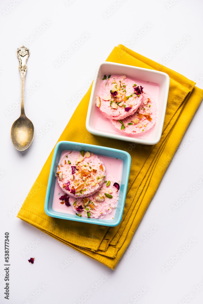 Rose Bread Rasmalai is the tweaked version of traditional Ras malai ...