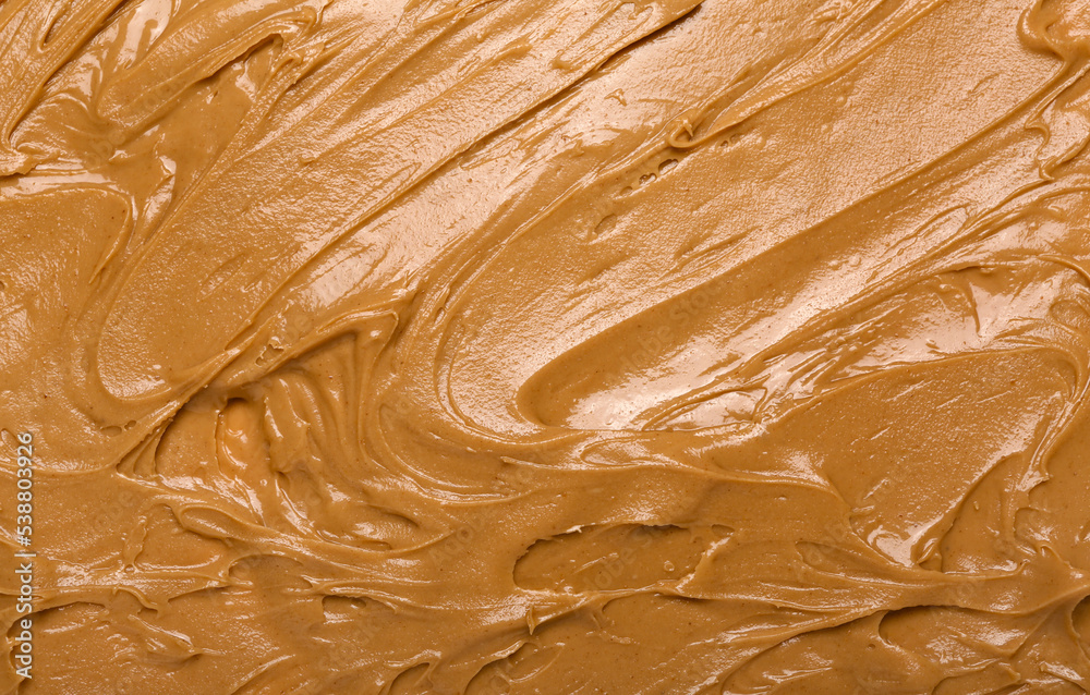 Texture of nut butter as background, closeup Stock Photo | Adobe Stock