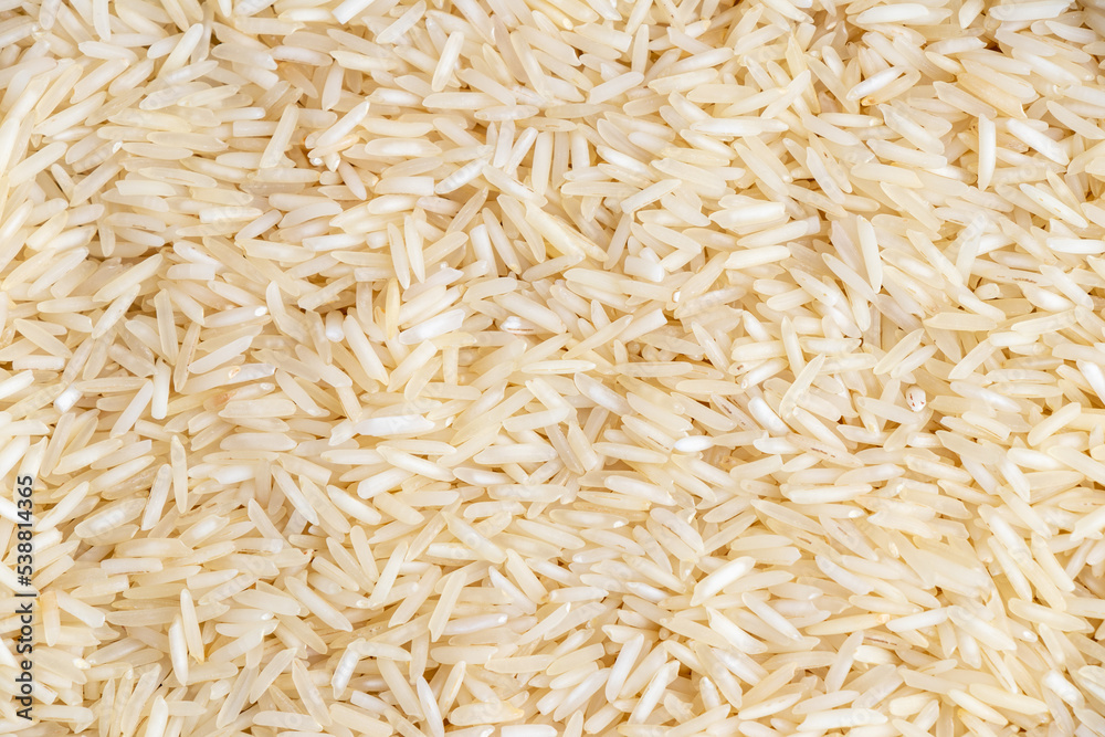 White basmati rice background Stock Photo | Adobe Stock