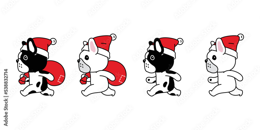 Cartoon Bulldog Running