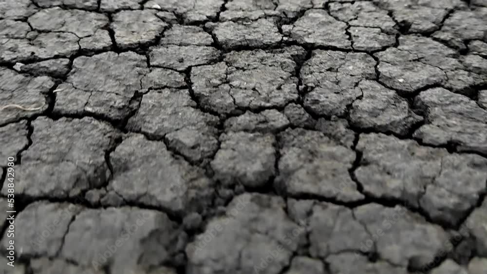 Land destroyed by erosion and global warming, ecological issues concept ...