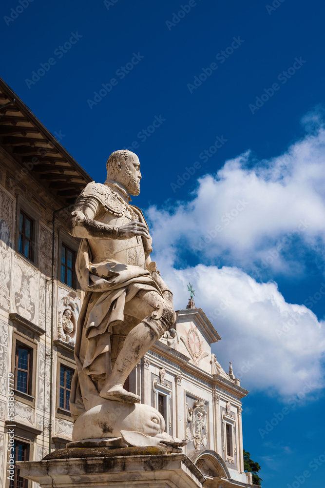 Piazza dei Cavalieri (Knights' Square) in Pisa, the 2nd most important ...