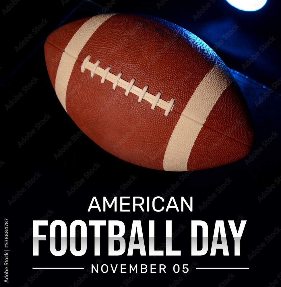 American Football day celebrated on November 05 Stock Photo | Adobe Stock