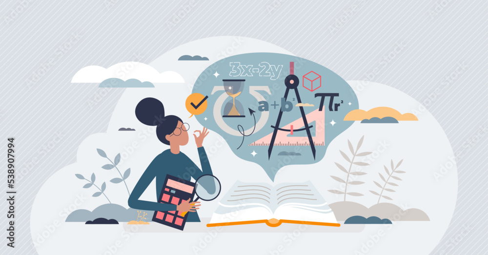 Math tutor and mathematics teacher explains equations tiny person ...