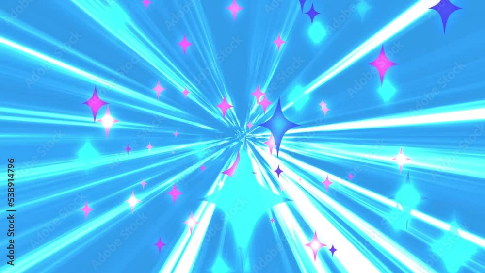 abstract background with blue rays Stock Video | Adobe Stock